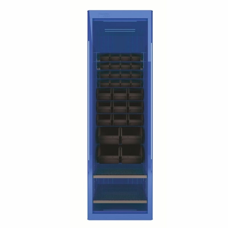 Armário para Ferramentas com 1 Porta Visor Acrílico e 29 Caixas Bin ...