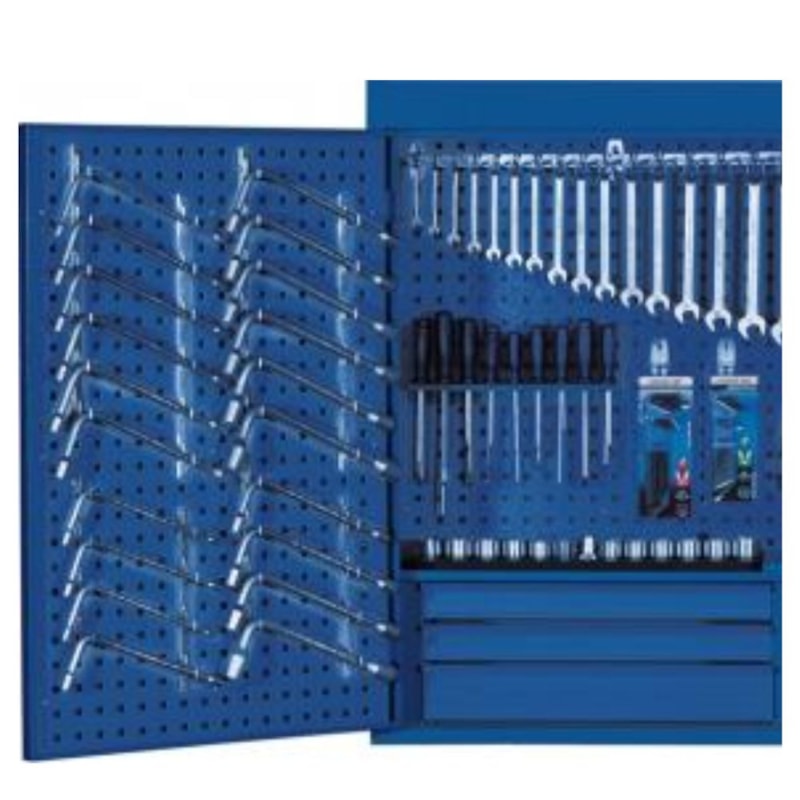 Armário para Ferramentas com 2 Portas e 5 Gavetas com 158 Feramentas ...