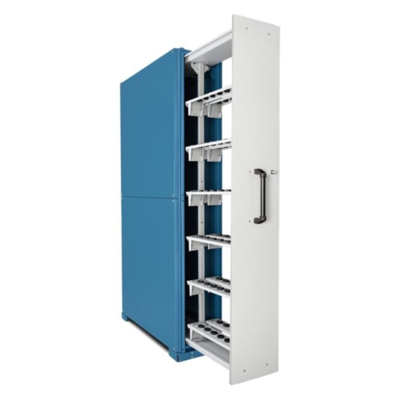 Armário Vertical com Porta 72 Suportes para Cones ISO 40 AM-98 MARCON ...