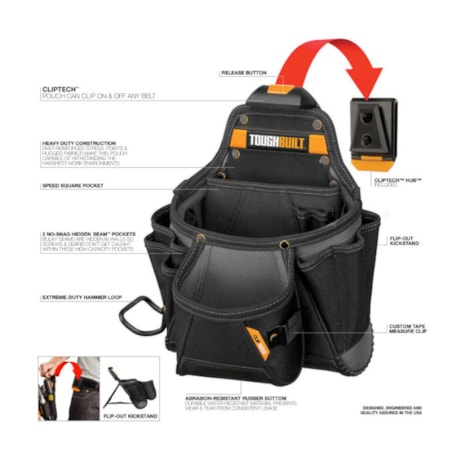 Bolsa Coldre para Ferramentas Universal com Cliptech TB-CT-26 ...