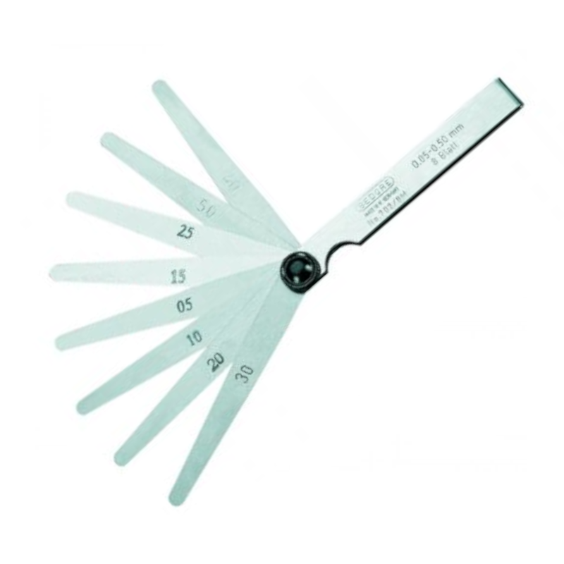 Calibre de Folga 0.002" a 0.020" com 8 Lâminas 702-8A GEDORE ...