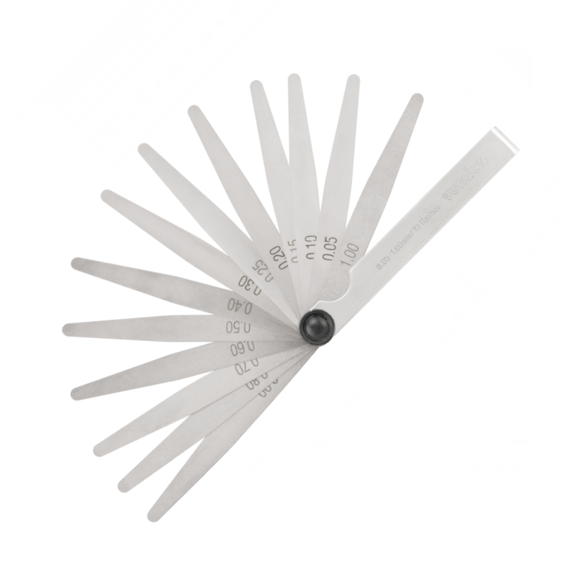 Calibre de Folga 0.05 A 1.00mm com 13 Lâminas 3595100013 VONDER ...
