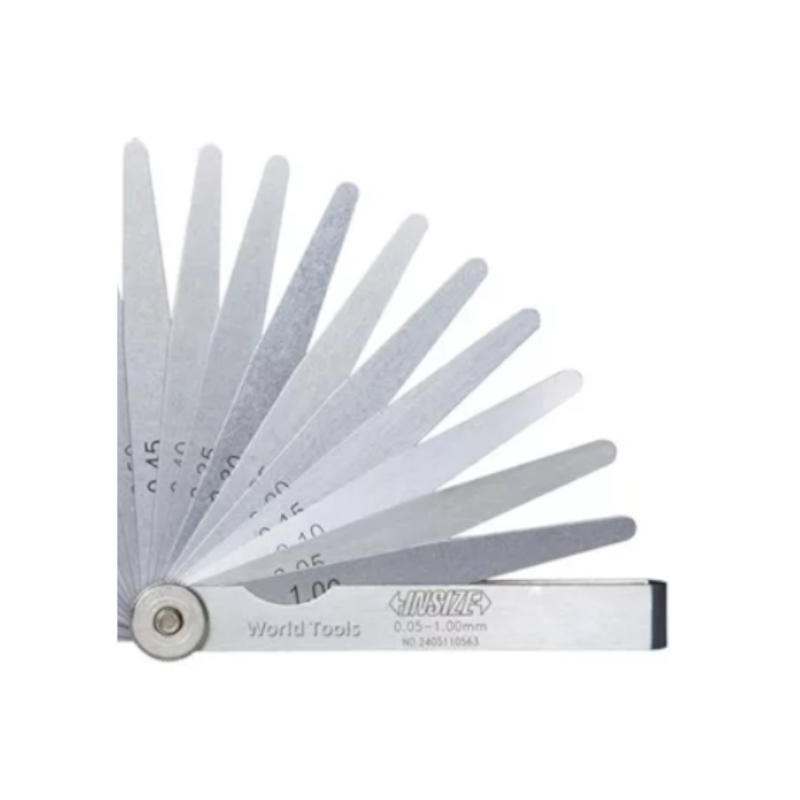 Calibre de Folga Longo de 0.05 a 1mm 20 Lâminas Tipo Leque 4605-202 IN ...