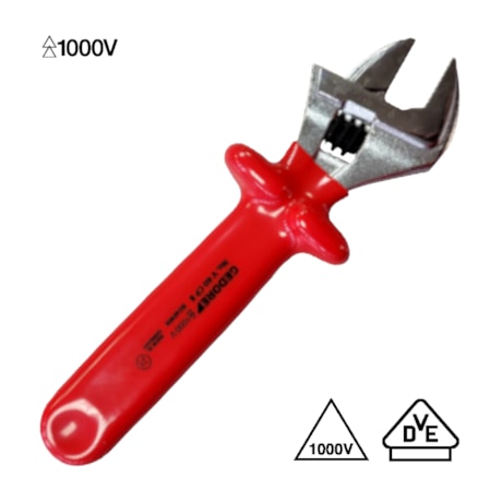 Chave Ajustável 10" Isolada 1000V IEC V60 CP 10 GEDORE | Anhanguera ...