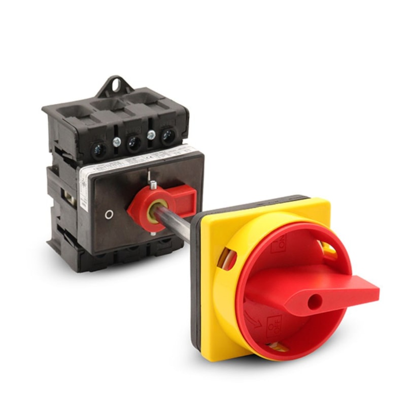 Chave Seccionadora Rotativa Compacta 3P 100A LB 100 MB34 YR BASE ACE ...
