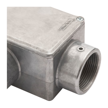 Condulete Fixo 1.1/2" Tipo "T" com Tampa 56106/305 TRAMONTINA ELETRIK ...