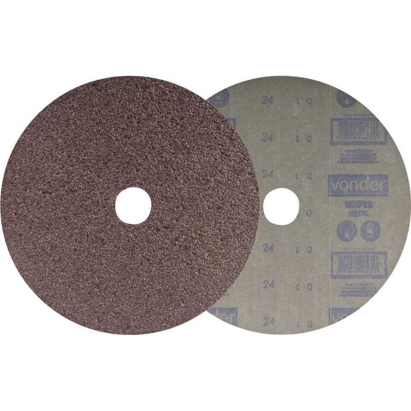 Disco de Lixa 4.1/2" Grão 24 VDF-12 1258012024 VONDER | Anhanguera ...
