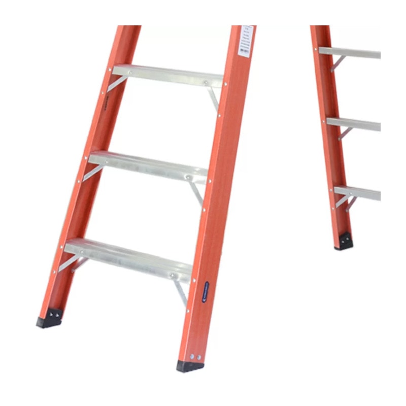 Escada Fibra de Vidro Tesoura 10 Degraus 3.15m TF-10 COGUMELO ...