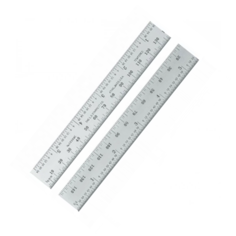 Escala de Aço 500mm/20" Milímetro/Polegada C636-500 STARRETT ...