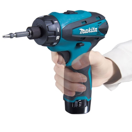 Furadeira Parafusadeira 1/4" 2 Baterias 12V Carregador Bivolt e Maleta ...