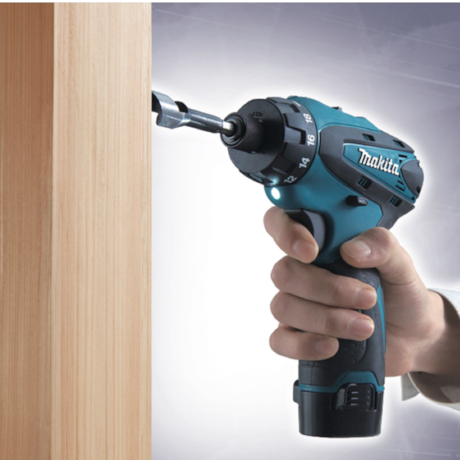 Furadeira Parafusadeira 1/4" 2 Baterias 12V Carregador Bivolt e Maleta ...