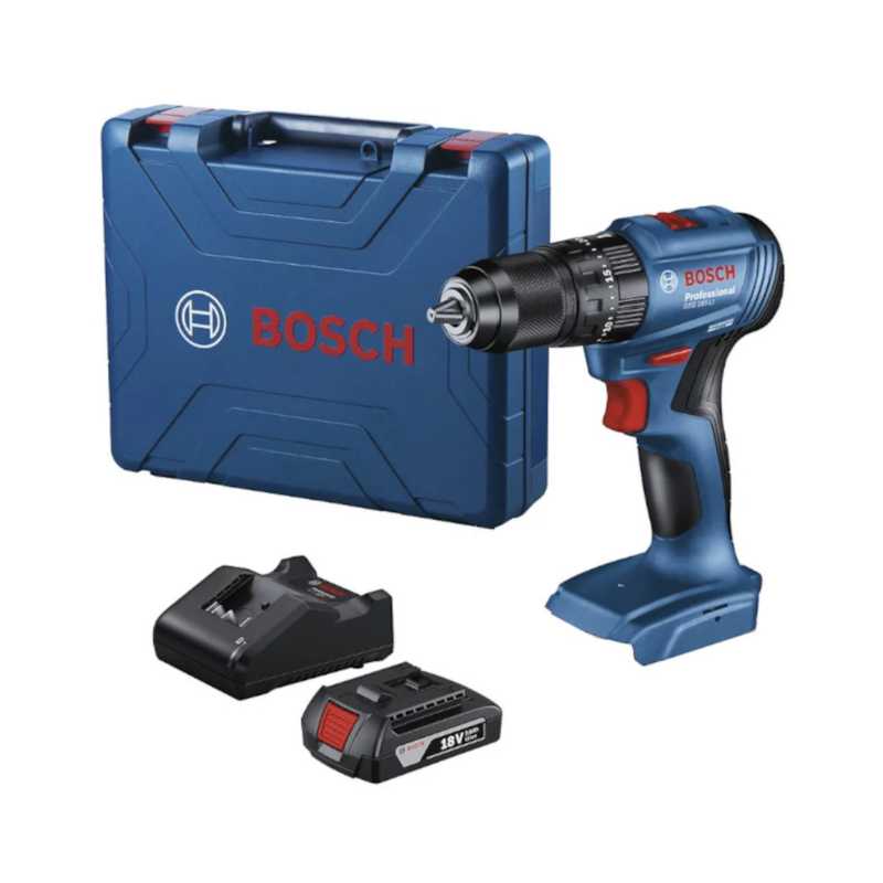 Furadeira Parafusadeira de Impacto 1/2" com Bateria 18V Carregador ...