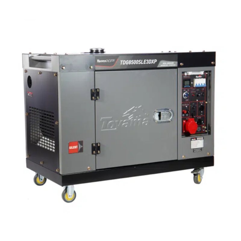 Gerador a Diesel 7.5/7 KVA Trifásico 220V e Monofásico 110V 4 Tempos Partida Elétrica ...