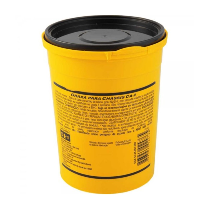 Graxa para Chassis CA-2 NLGI 2 de 1 kg 5125001000 VONDER | Anhanguera Ferramentas