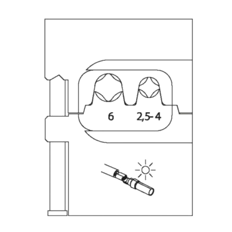 Inserto Modular para Conector Multicontato MC3 8140-24 GEDORE ...
