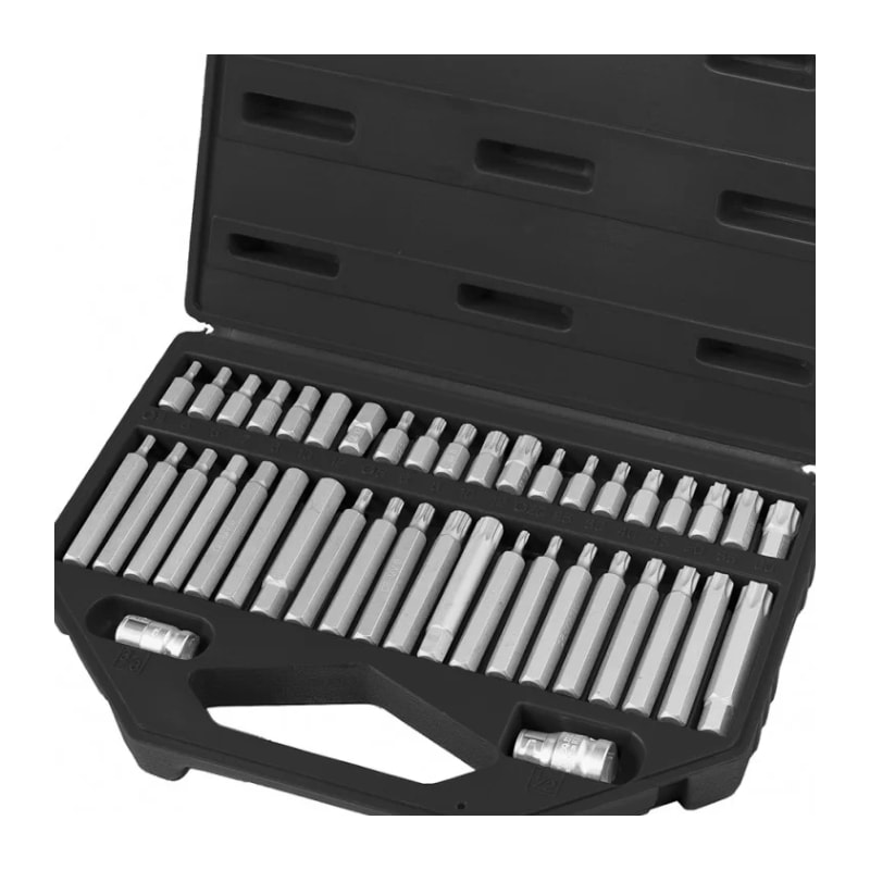 Jogo de Bits Torx/Allen/Spline com Encaixe 1/2" com 42 Peças 1131856 ...