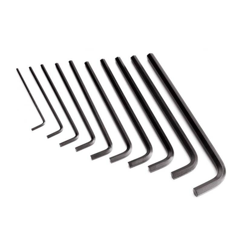 Jogo de Chave Allen Hexagonal Longa 4.0mm a 14mm com 10 Peças 220421BR ...