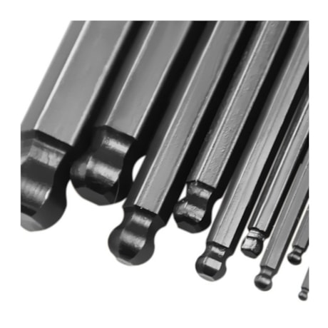 Jogo de Chave Hexagonal L Abaulada 1.5 a 10mm 9 Pecas 220890BR ...