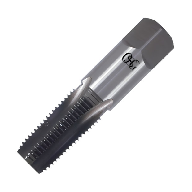 Macho Manual para Tubo HSS NPT 1/2" x 14FPP Ansi Oxidado 108A OSG - Anhanguera Ferramentas