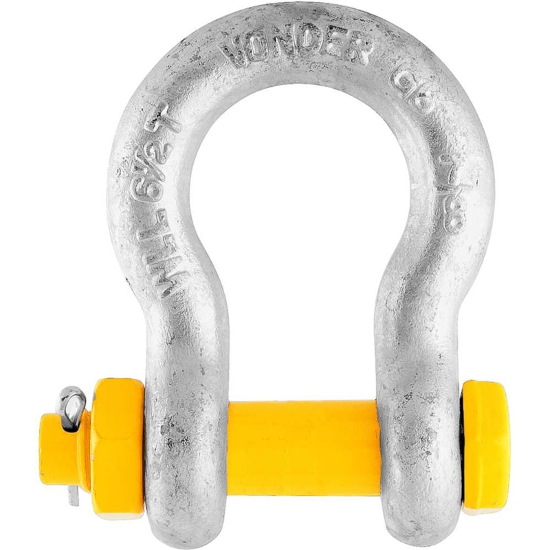 Manilha Curva Industrial com Porca e Pino 7/8" 3564300780 VONDER ...