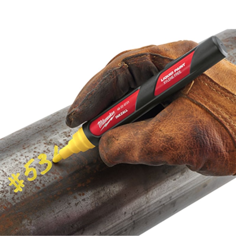 Marcador Industrial Ponta Média Amarelo 48-22-3721 MILWAUKEE | Anhanguera Ferramentas