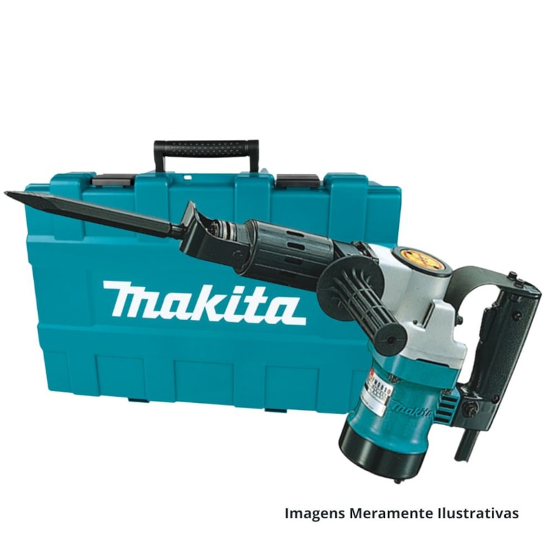 Martelo Demolidor Rompedor 900W 7.6J com Maleta HM0810 MAKITA | Anhanguera Ferramentas