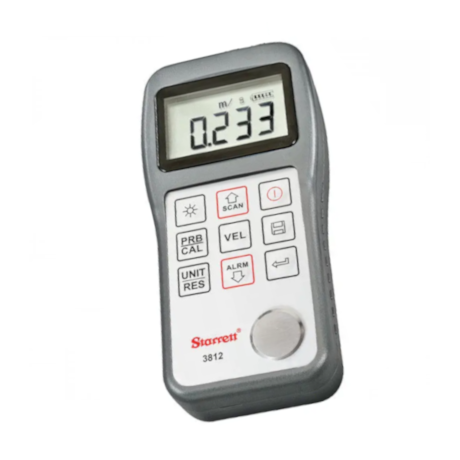Medidor de Espessura Digital com Ultra-Som 3812A STARRETT | Anhanguera ...