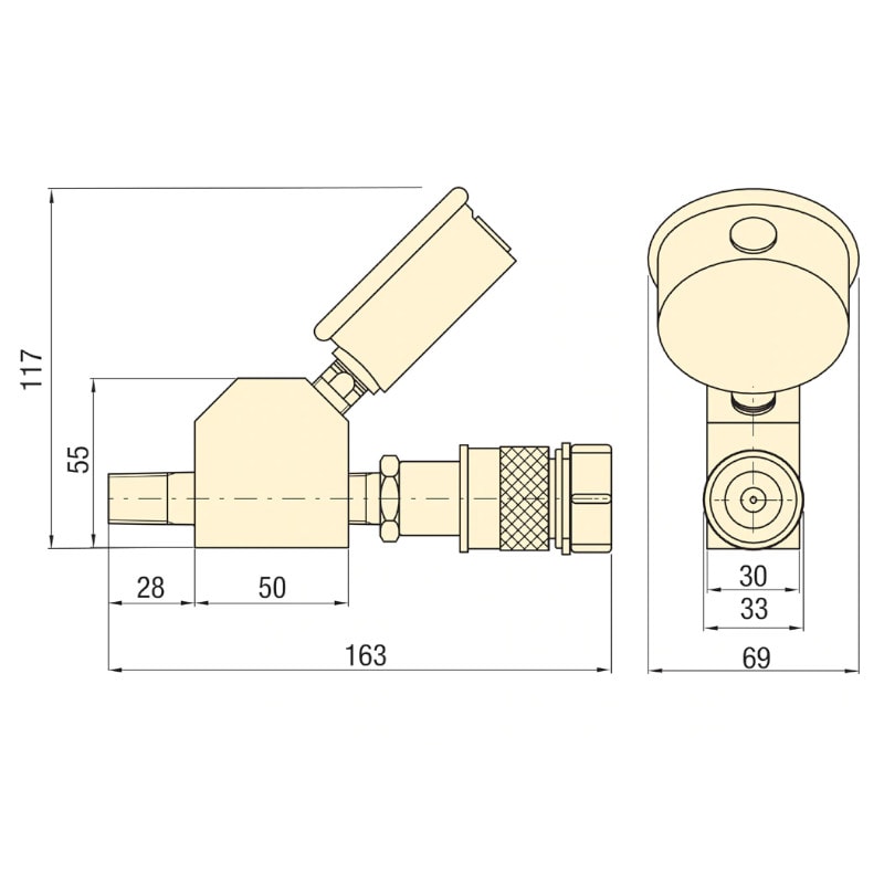 Montagem do Adaptador de Manômetro 700 Bar GA45GC ENERPAC | Anhanguera ...