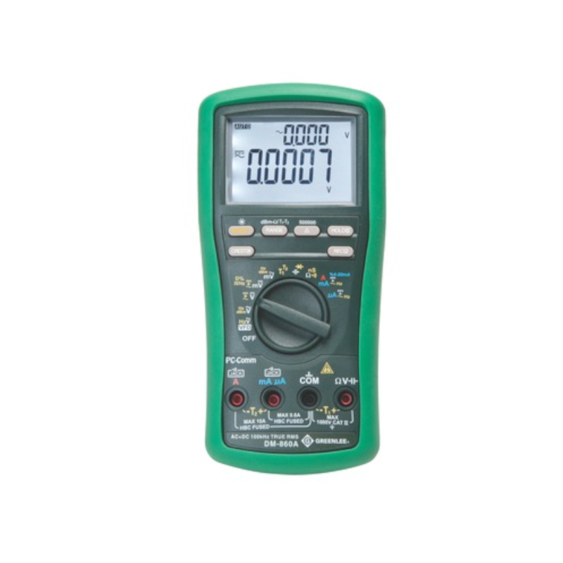 Multímetro Digital 10A 1000V 500.000 Contagens DM-860A GREENLEE ...