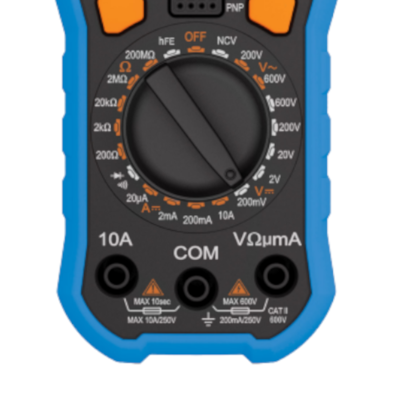 Multímetro Digital 600V (AC/DC) CAT II 600V ET-1100B MINIPA ...