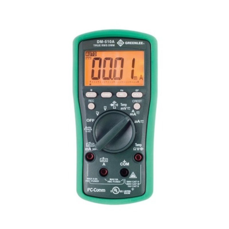 Multímetro Digital 8A 1000V 6000 CAT IV/CAT II/CAT III DM-510A GREENLEE ...