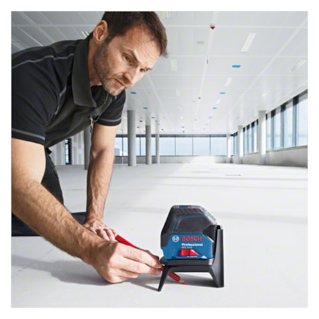 Nível Laser 2 Linhas 15 Metros Vermelho com Suporte GCL 2-15|Anhanguera Ferramentas