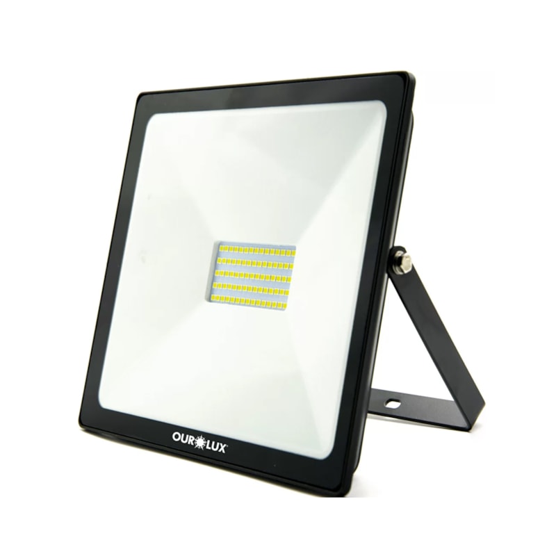 Projetor SuperLed Ourolux 50W 6500K Bivolt em Oferta na Anhanguera