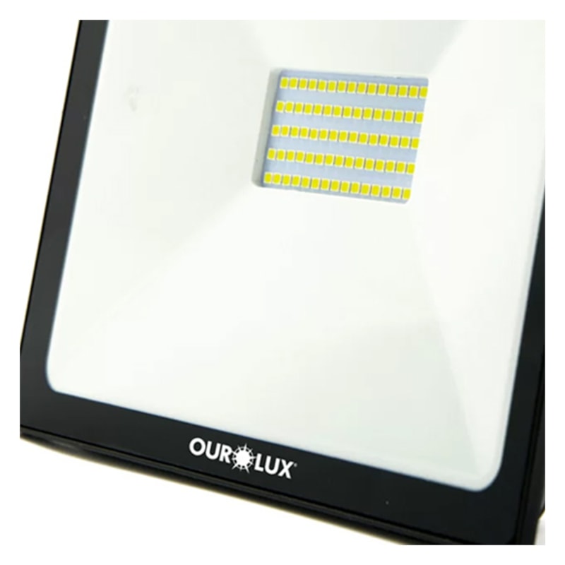 Projetor SuperLed Ourolux 50W 6500K Bivolt em Oferta na Anhanguera