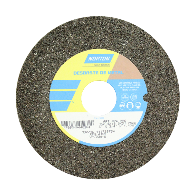 Rebolo Reto Uso Geral 6 x 3/4 x 1.1/4 gr 24 ART A24 RVS|Anhanguera ...