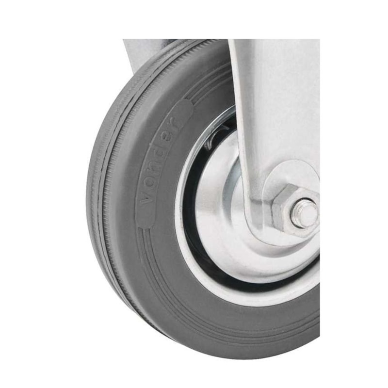 Rodízio Fixo 4" Borracha Cinza Leve 3579100040 VONDER | Anhanguera Ferramentas