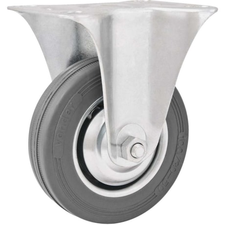 Rodízio Fixo 4" Borracha Cinza Leve 3579100040 VONDER | Anhanguera Ferramentas