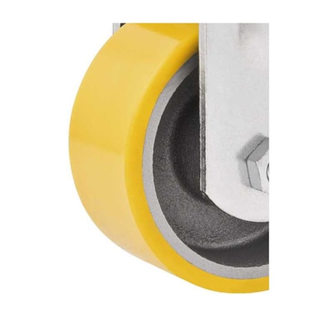 Rodízio Fixo 4" Leve Poliuretano e Ferro Fundido 3579504000 VONDER | Anhanguera Ferramentas