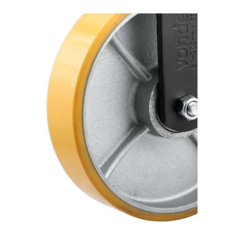 Rodízio Fixo 8" Poliuretano e Ferro Fundido Industrial 3579000508 VONDER | Anhanguera Ferramentas