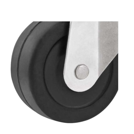 Rodízio Giratório 2" Borracha Preto Leve 3579538630 VONDER | Anhanguera Ferramentas