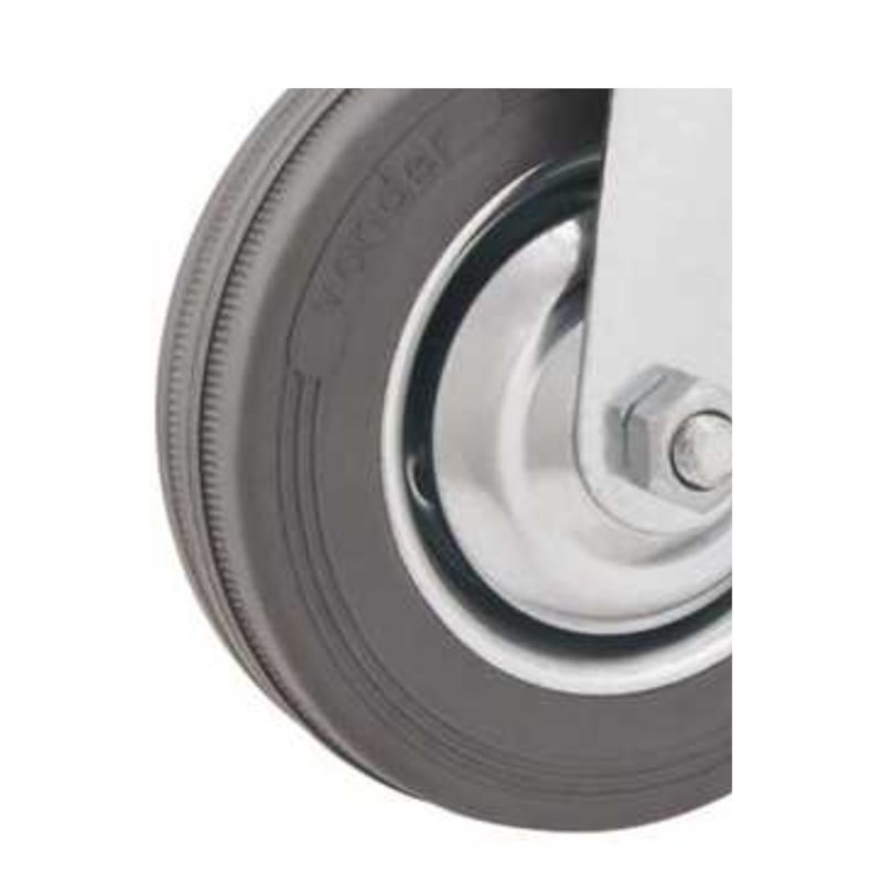 Rodízio Giratório 3" Borracha Cinza Leve 3579100003 VONDER | Anhanguera Ferramentas