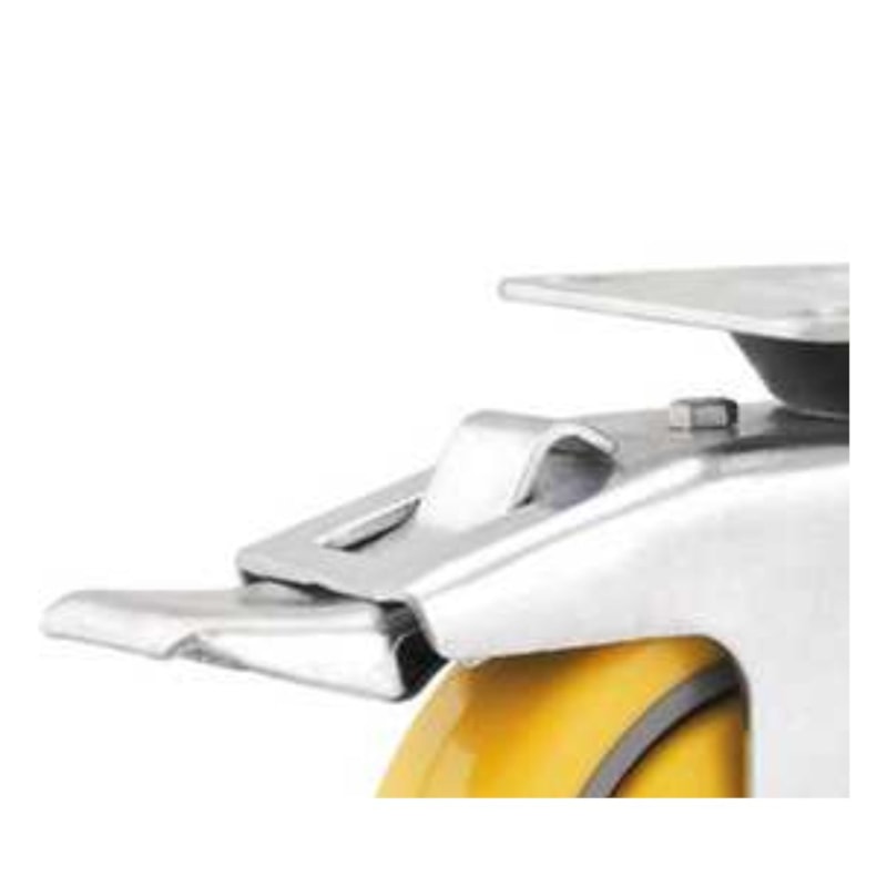 Rodízio Giratório 3" com Freio Poliuretano e PVC Amarelo 3579700030VONDER | Anhanguera Ferramentas