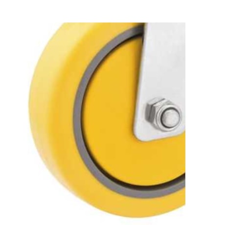Rodízio Giratório 3" Poliuretano e PVC Amarelo 3579600030 VONDER | Anhanguera Ferramentas