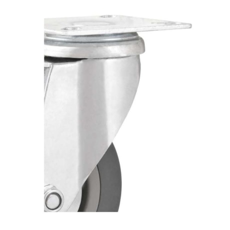 Rodízio Giratório 4" Borracha e PVC Cinza 3579600004 VONDER | Anhanguera Ferramentas