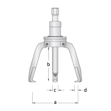 Saca Polias de 3 Garras 60MM 8563-1 GEDORE | Anhanguera Ferramentas