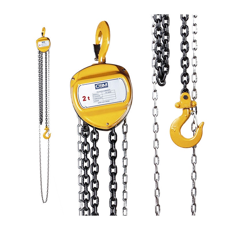 Talha Manual 2 TON x 5mts TC 2000|Anhanguera Ferramentas