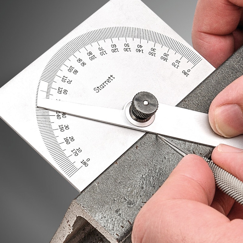 Transferidor de Ângulos com Régua Fixa 150mm C19 STARRETT | Anhanguera ...