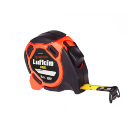 Trena de Aço 8 MetrosX25.40mm Emborrachada Blister L625CMEB LUFKIN ...