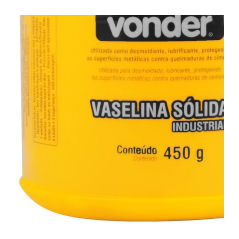 Vaselina Solida 450gr Industrial 5160450000|Anhanguera Ferramentas